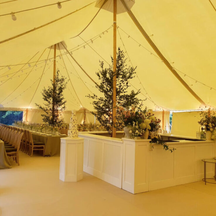 Sailcloth marquee | South West Marquees